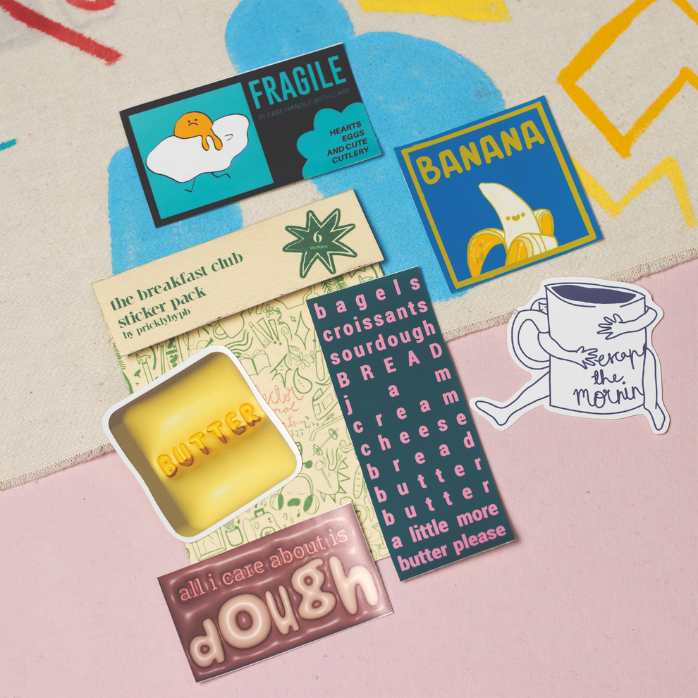 the breakfast club sticker pack – pricklybypb