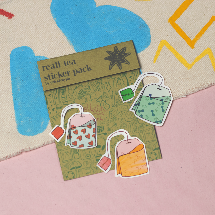 reali-tea sticker pack – pricklybypb